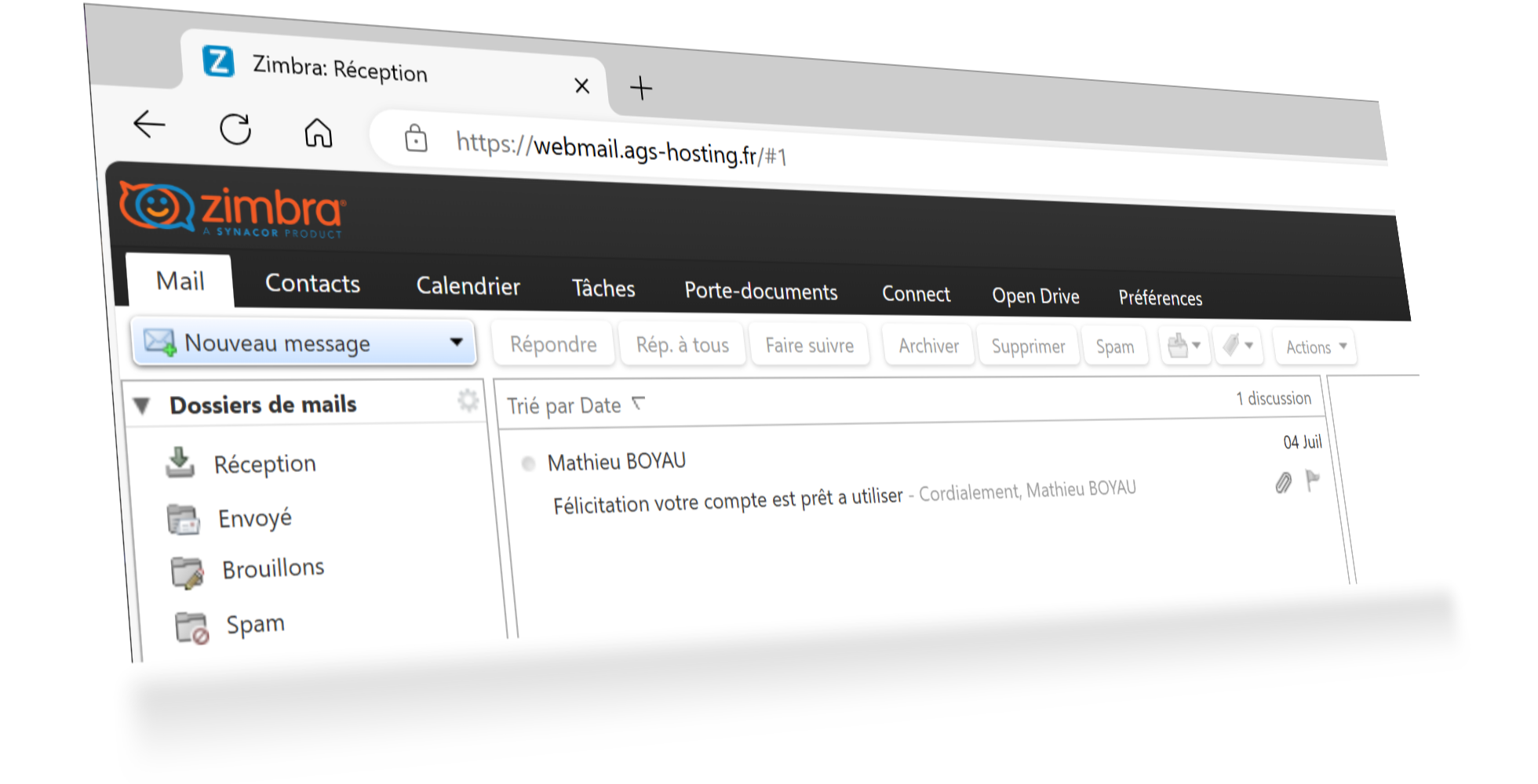 Configurer la messagerie Zimbra sur votre matériel informatique • vrs-info.fr